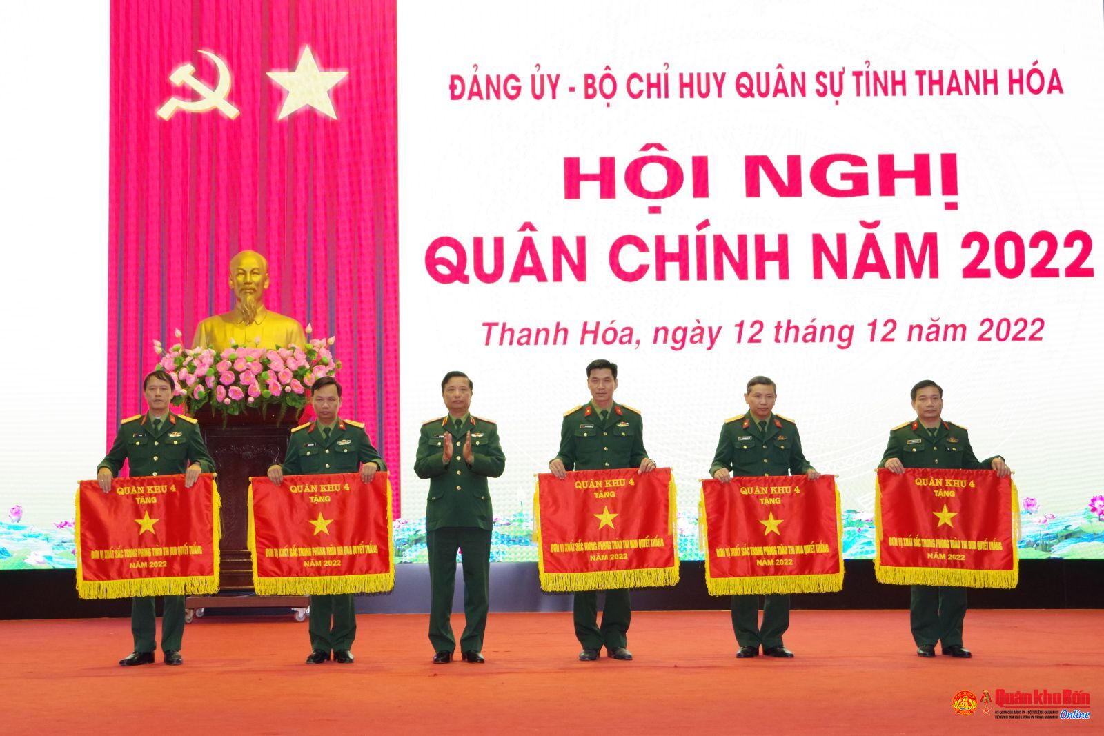 Thiếu tướng Hà Thọ Bình, dự Hội nghị Quân chính Bộ Chỉ huy Quân sự tỉnh Thanh Hóa